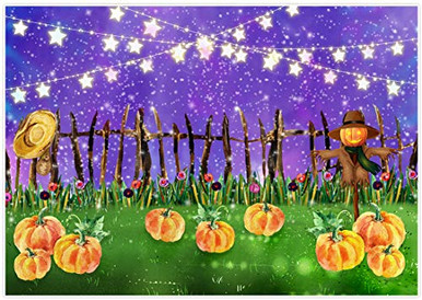 Allenjoy 7x5ft Thanksgiving Pumpkin Field Halloween Photography ...