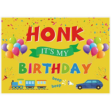 Allenjoy 7x5ft Happy Birthday Quarantine Backdrop Honk It's My Birthday ...