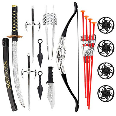 Liberty Imports Ninja Warrior Bow and Arrow Archery Set for Kids with ...