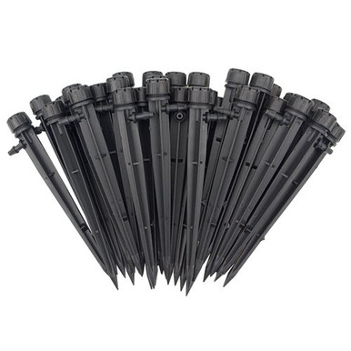 XLX 50PCS Garden Irrigation 360 Degree Adjustable Drippers Plug In ...