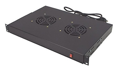CNAweb 1U Dual Fan Rack Mount Cabinet Server Fan Unit Cooling System ...