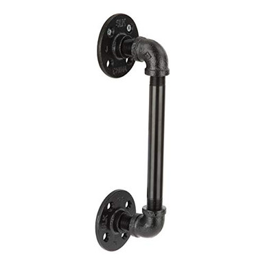 Rustic Industrial Pipe Decor Barn Door Handle 6 inch Authentic ...