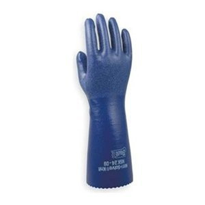 Showa Best NSK24-08 Size 8 NSK24 14" Chemical Resistant Nitrile Gloves ...