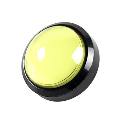 EG STARTS Arcade Buttons 100mm Larger Big Dome Convex Type LED Lit ...