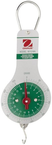 Ohaus 8012MA DialType Hanging Spring Scale 500g x 5G 18 oz x 14 oz ...