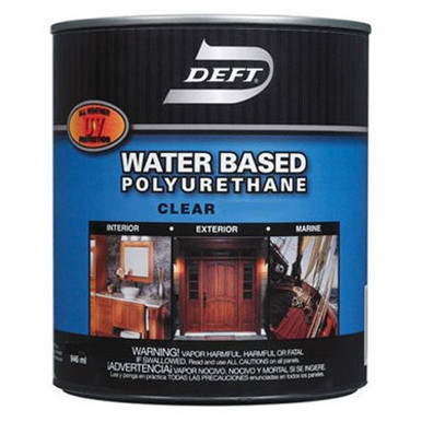 Deft Interior Exterior Water-Based Polyurethane Clear Satin Finish ...