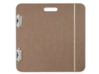 Saunders 05606 Recycled Hardboard Sketchboard - Brown, 19 in. x 18 in ...