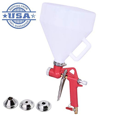 HolidayLife Air Hopper Spray Gun, 1.5 Gallon Paint Spraying Texture ...