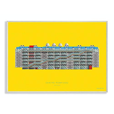 Stupell Industries Centre Pompidou Famous People Characters Fashion ...