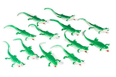 Neliblu Jumbo Extra Large 10" Vinyl Toy Alligator Toy Figures for Kids ...