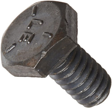 Steel Hex Bolt, Grade 5, Plain Finish, Hex Head, External Hex Drive ...