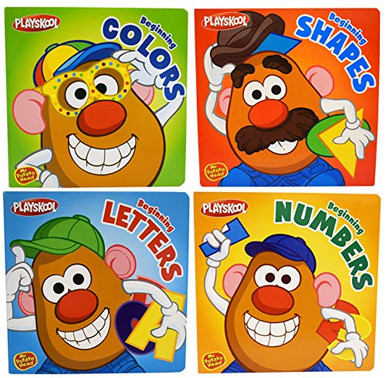 Playskool Mr. Potato Head Educational Board Book Collection! Set of 4 ...