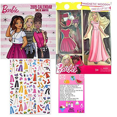 Multiple Barbie My First Magnetic Wooden Dress-Up Doll Set Gift Set and ...