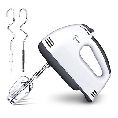 Hand Mixer Electric with 7-Speed Easy Button - Egg Beater Cake Mixers ...