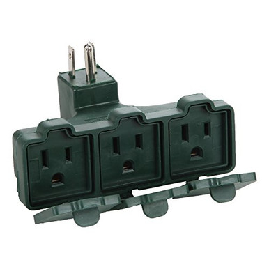 Westinghouse Outdoor Grounded 3 Outlet Adapter Splitter Covered Right ...