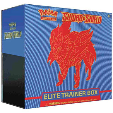 Pokemon TCG: Sword & Shield Zamazenta Elite Trainer Box ...