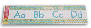 Teaching Tree Classroom Decor Alphabet Wall Border - 7 Piece (Gold ...
