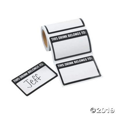 Fun Express This Drink Belongs to: Stickers - Stationery - 1 Piece ...