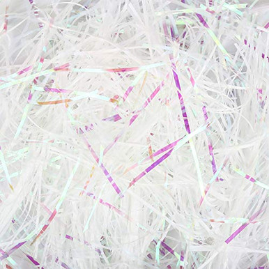 1LB Basket Filler Iridescent Paper Shred Filler Shreds Plastic Paper ...