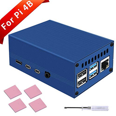 GeeekPi Raspberry Pi 4 Aluminum Case ICE Tower Cooling System with ...