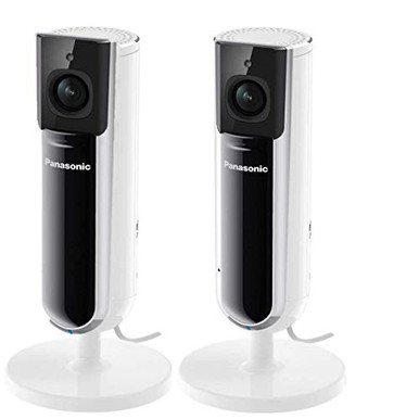 HomeHawk by Panasonic Indoor Full HD 1080p Home Monitoring Camera 2 ...