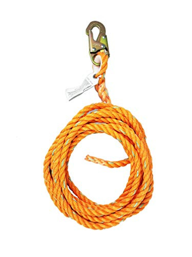 Frontline Fall Protection VLP50 Rope Lifeline with Snap Hook 50 58 ...
