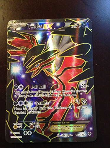 Pokemon Yveltal EX Full Art 144146 Xy Card - Warehousesoverstock