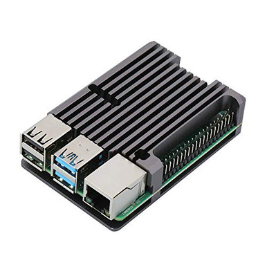 Raspberry Pi 4 Model B Aluminum Case Metal Shell Grey Box for RPI 4B ...