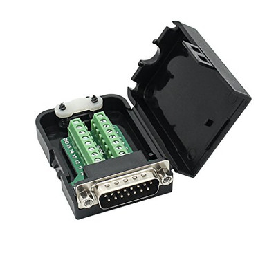 DB15 Breakout Connector Male Adapter 15-pin Port Adapter to Terminal ...