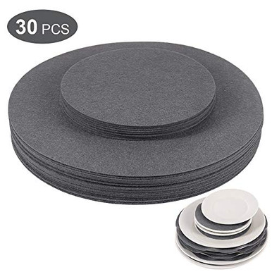 Dish Separators Protectors, Gray Dinner Plate Divider Pads, China ...