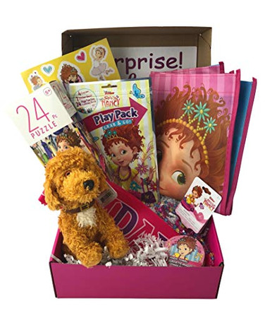 KKC Premade Fancy Nancy Happy Birthday Kids Gift Box Toys Plush for ...