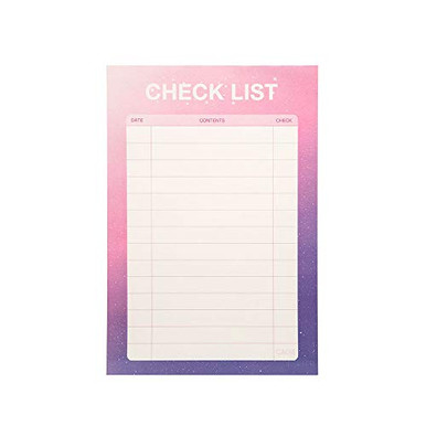 Check List Notepad Planner School Family Life Work Personal ...