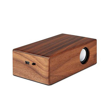 Aolyty Portable Wireless Magic Wooden Speaker Stereo NFC Induction USB ...