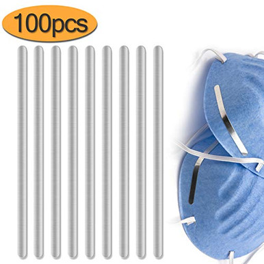 Nose Bridge Strips for Mask, Aluminum Strip Nose Bridge Wire, 90MM ...