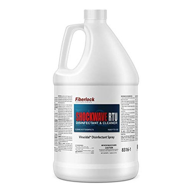 Fiberlock Shockwave RTU Disinfectant Cleaner, Sanitizer, and Virucide ...