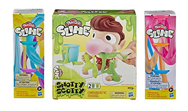 Play Doh Bundle Slime Snotty Scotty Playset 6 Cans of Play Doh Slime ...