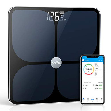 Body Fat Scale Roffie Digital Bathroom Scale Smart Weight Body Scale ...