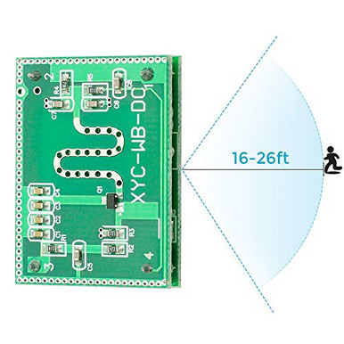 WHDTS Microwave Radar Detector Sensor Module 225GHz 1626ft Detection ...