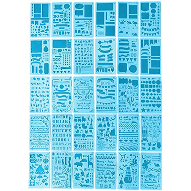 Journal Planner Stencils 30 Pack for A5 Notebook Most Journals Includes ...