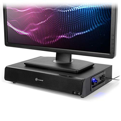 GOgroove 21 Computer Speakers and Monitor Stand 2in1 System SonaVERSE ...