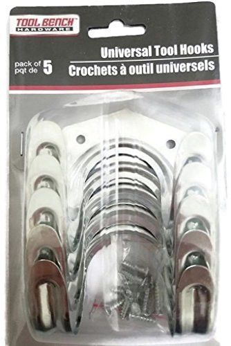 Universal Utility Tool Hooks; 5 per pack - (2 packs) - Warehousesoverstock
