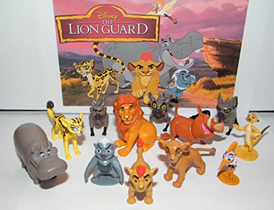 Disney The Lion Guard Deluxe Figure Set of 13 with Prince Kion, Cub ...