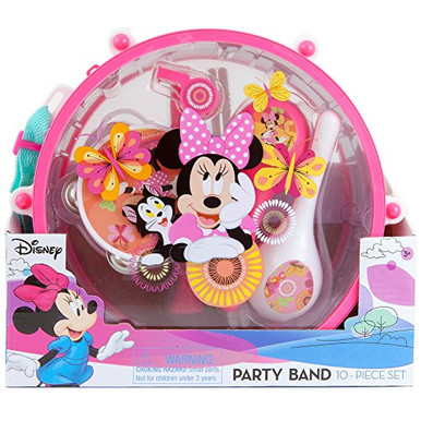 Disney Minnie Mouse Clubhouse Party Band 10 piece Set | 1 Drum 1 ...