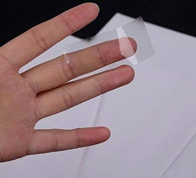 Self Adhesive Transparent Mini Address Labels 1" X 2 5 8" for Printers ...