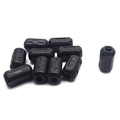 Tulead 10PCS Black Ferrite Core Noise Cable Clips Bead Filter ...