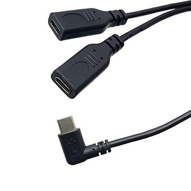 MMNNE Dual Data Chip 2 in 1 USBC Type C USB 31 Right Angled Male to ...