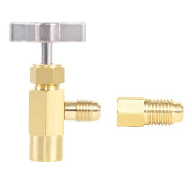 JIFETOR R134A Refrigerant Can Tap Valve AC Freon Bottle Opener ...