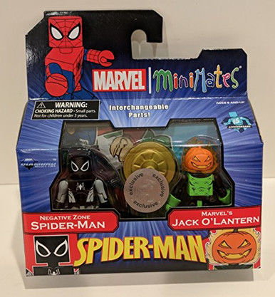 Marvel SpiderMan MiniMates TRU Exclusive Negative Zone SpiderMan and ...