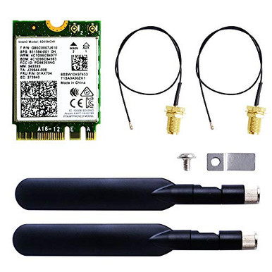 GeeekPi AC8265 Wireless NIC Module with 5db Antennas for Jetson Nano ...