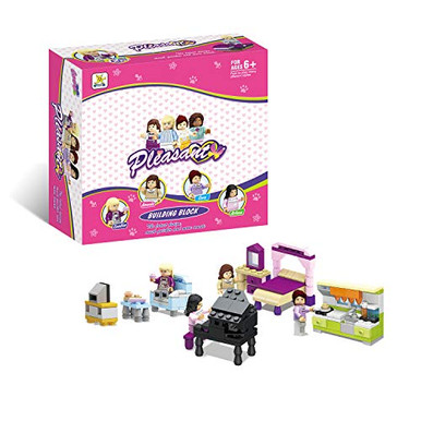 Let's young Creative Building Bricks Blocks Birthday Gift Minifigures ...